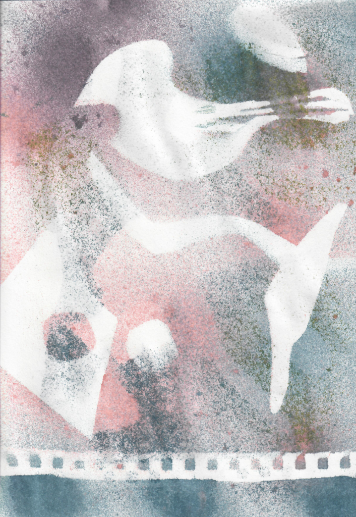 Negative Masking - Mark-Making Exercises