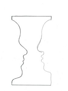 The Vase/Faces Drawing Exercise - Mark-Making Exercises